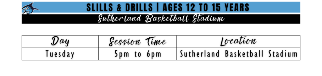 Skills & Drills - Sutherland District Basketball Association Inc